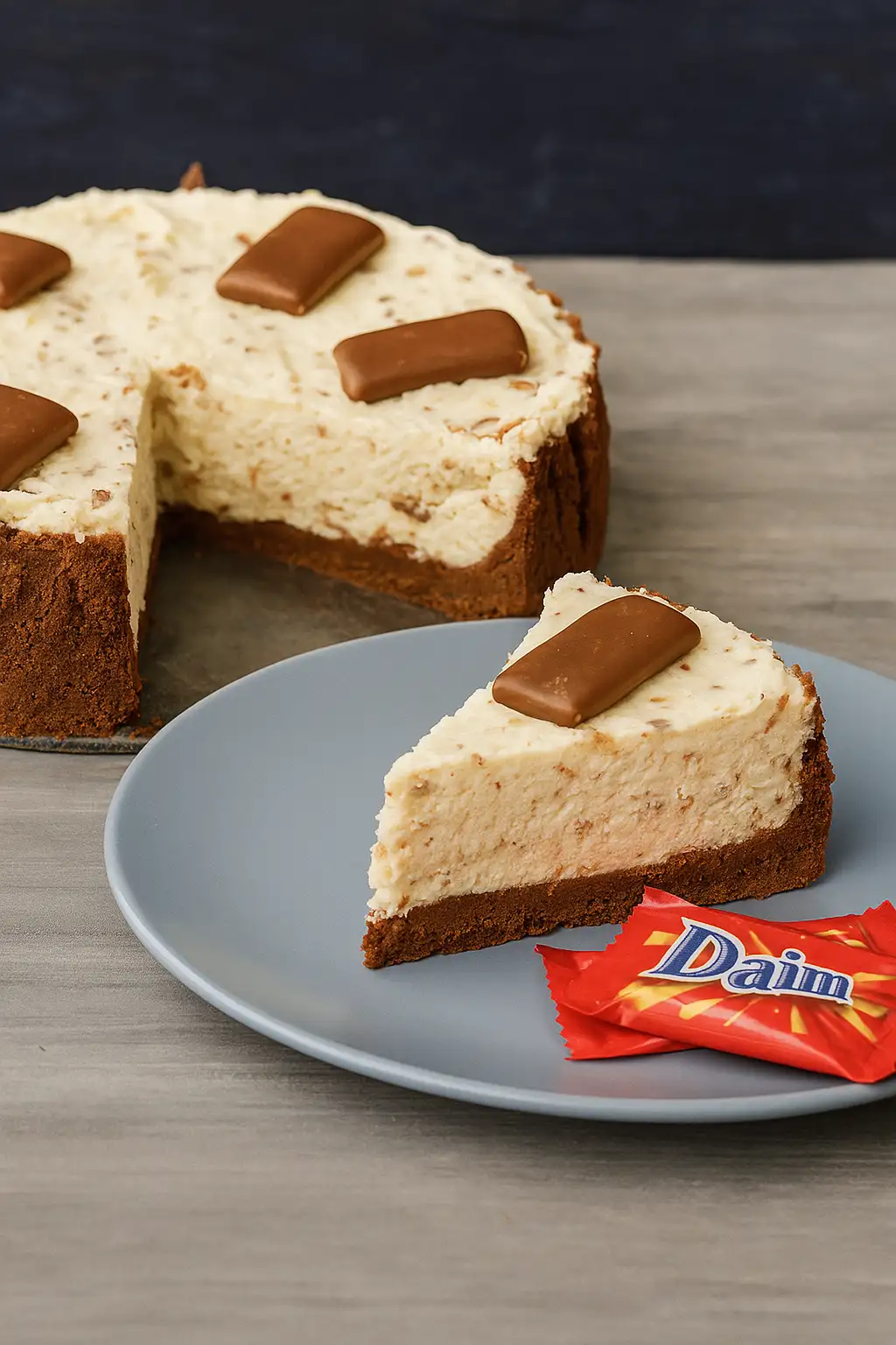 No Bake Cake mit Daim - Best Rezepte